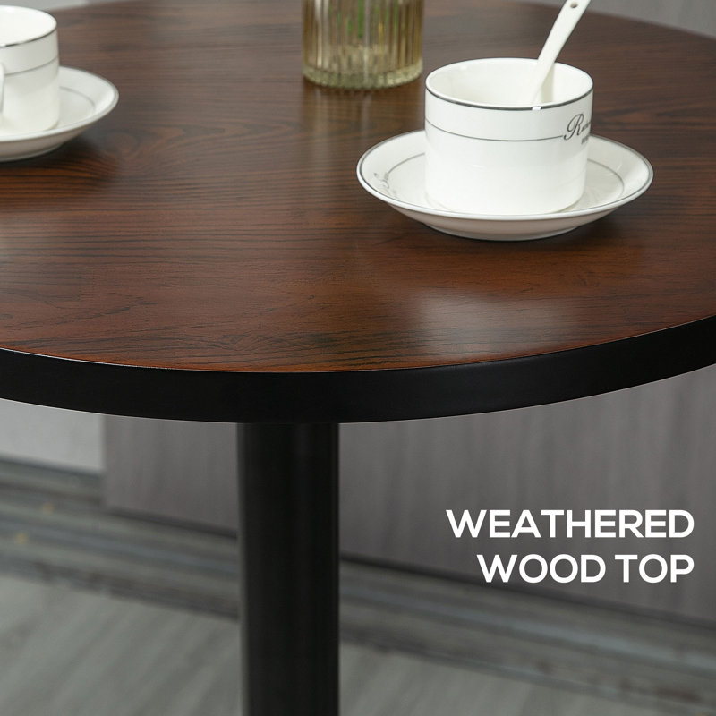 Williston Forge Chaska Round Solid Wood Pub Table & Reviews | Wayfair