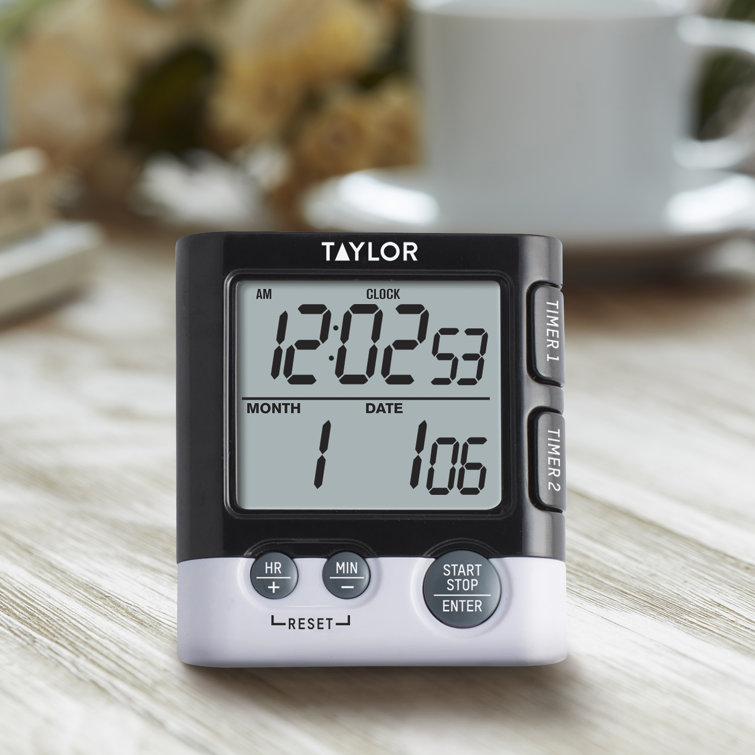 Taylor Dual Digital Timer/Clock & Reviews | Wayfair