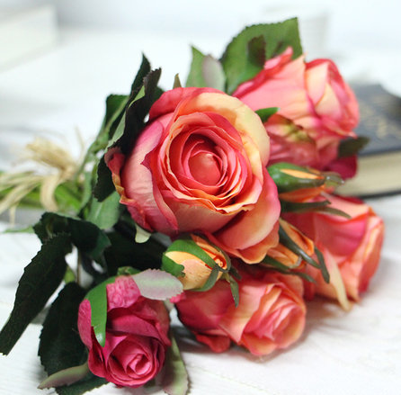 House of Hampton® Silk Rose Flower Stems & Reviews | Wayfair