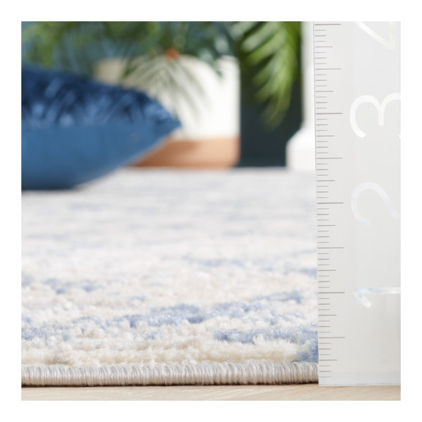 Sand & Stable Peabody Blue/Ivory Rug & Reviews | Wayfair