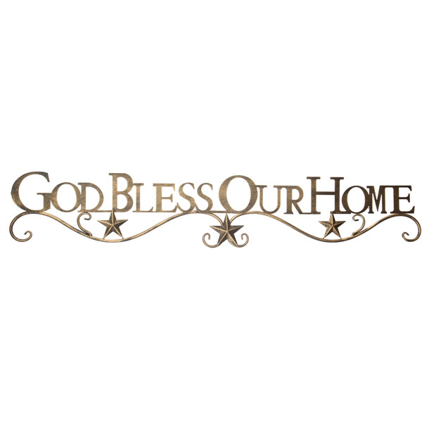 Winston Porter God Bless Our Home Wall Décor & Reviews | Wayfair