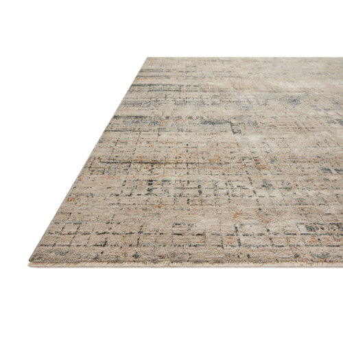 17 Stories Kanesha Performance Stone/Sky Rug & Reviews | Wayfair