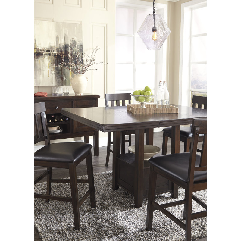 Red Barrel Studio® Bartons Bluff Extendable Dining Table & Reviews ...