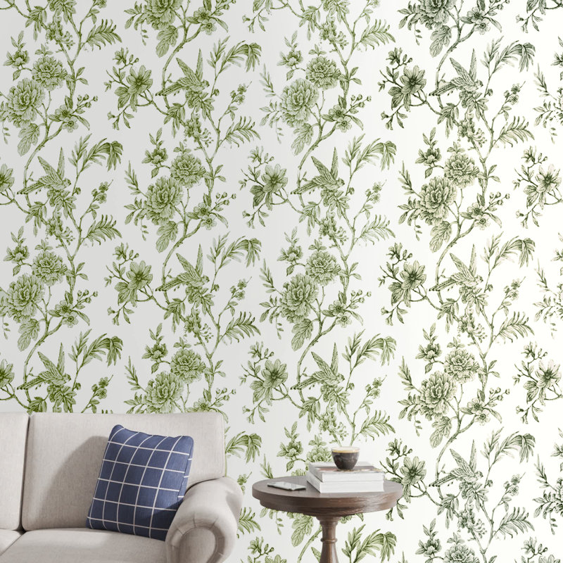 Birch Lane™ Melvin Floral Wallpaper & Reviews | Wayfair