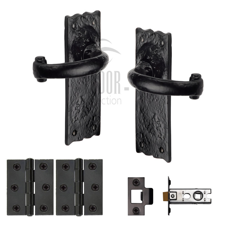 Heritage Brass Colonial Latch Door Handle Kit | Wayfair.co.uk