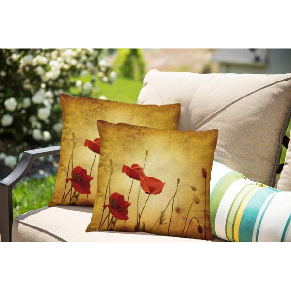 Red Barrel Studio® Aukai Floral Pillow Cover | Wayfair