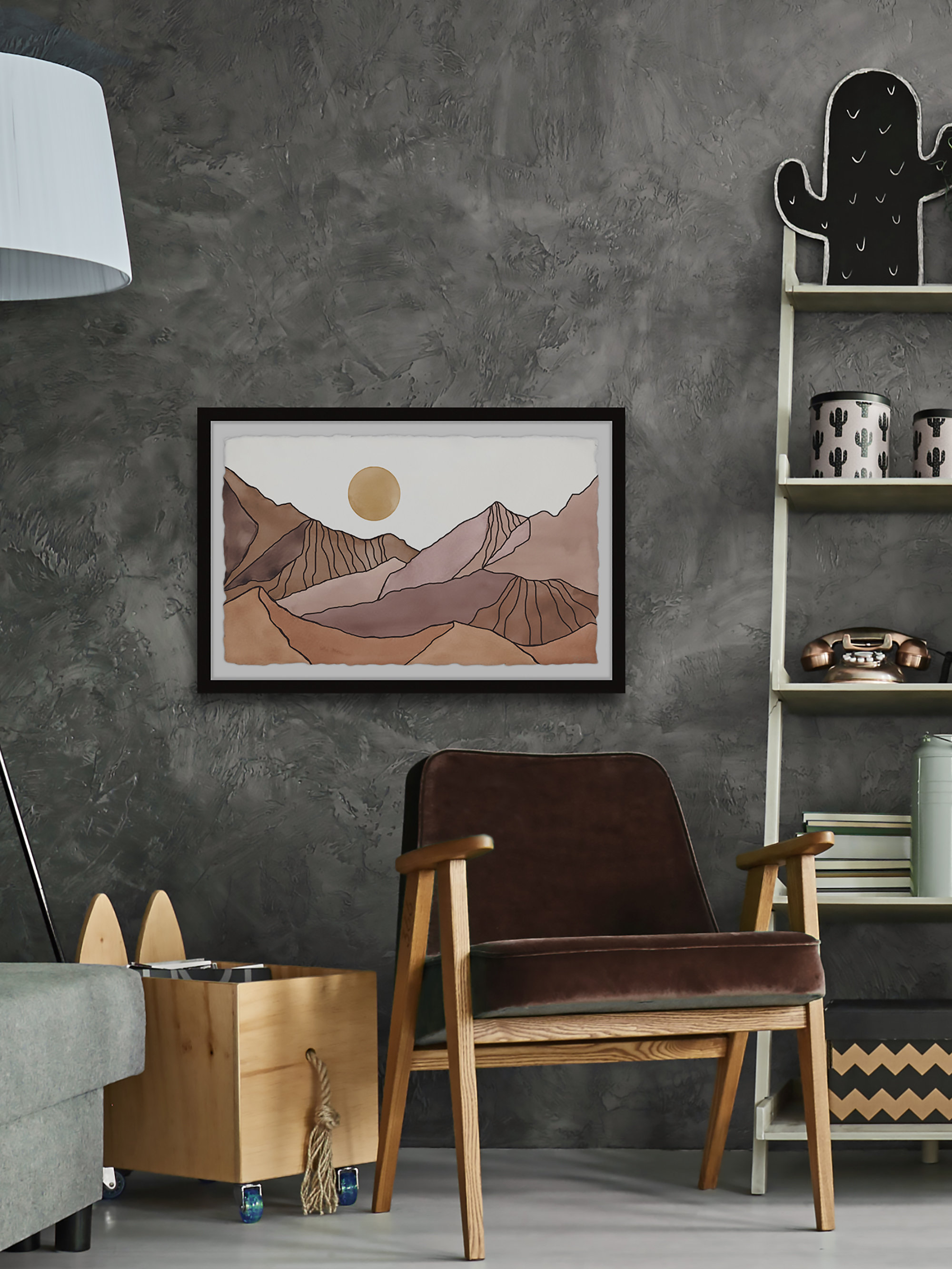 Alpen Home The Rising Sun - Picture Frame Painting | Wayfair.co.uk