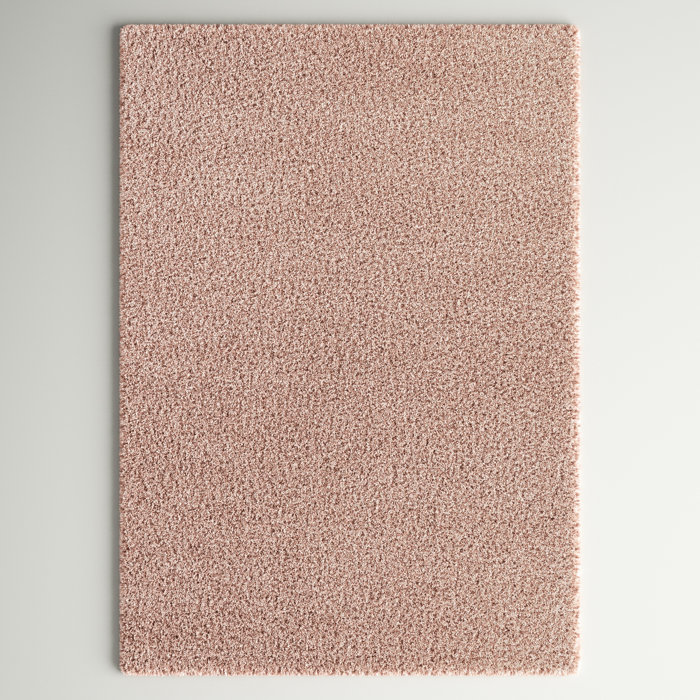 Wayfair Basics® Shag Pink Area Rug & Reviews | Wayfair
