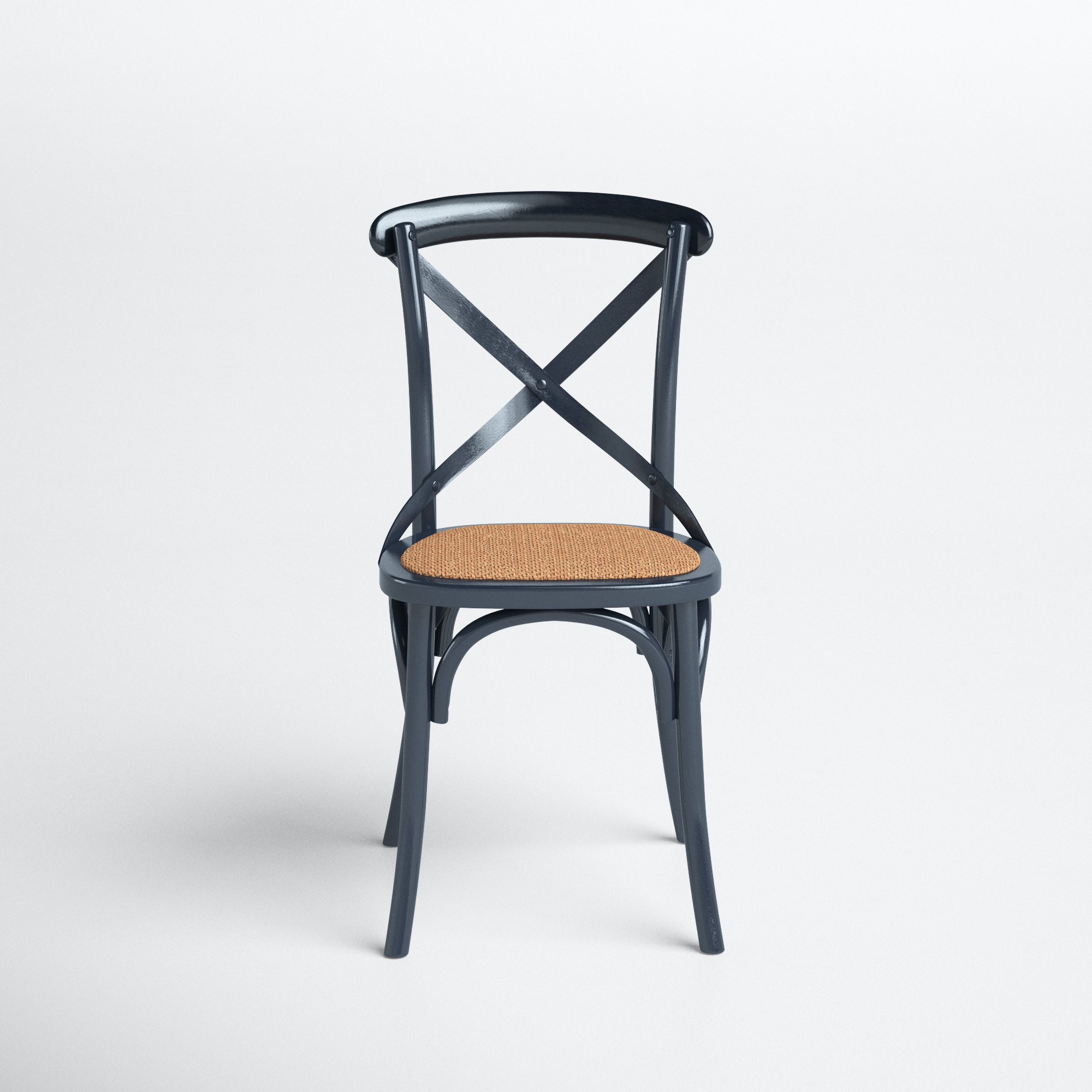 Joss & Main Chastain Solid Wood Cross Back Side Chair & Reviews | Wayfair