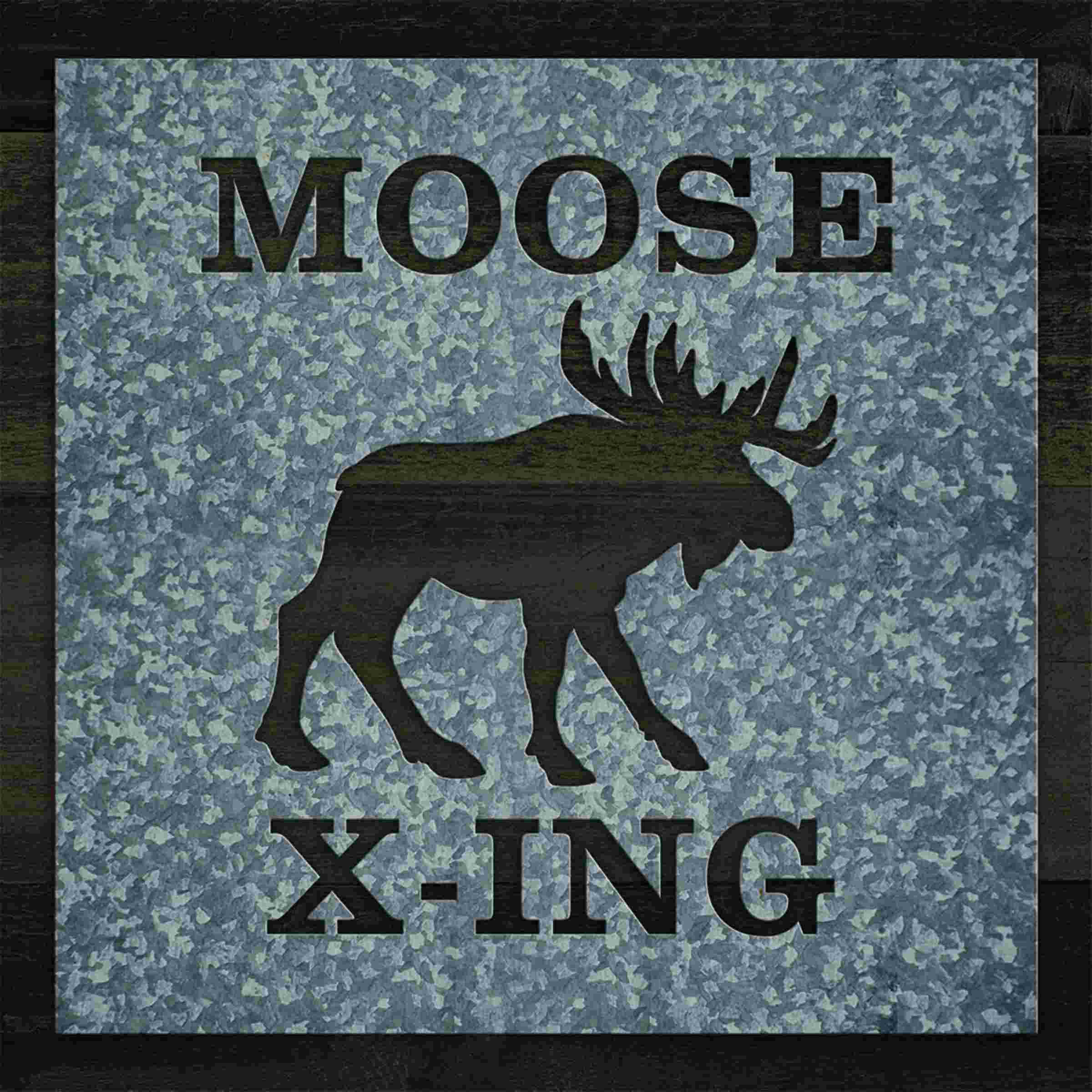 Millwood Pines Moose X-Ing On Canvas Graphic Art | Wayfair