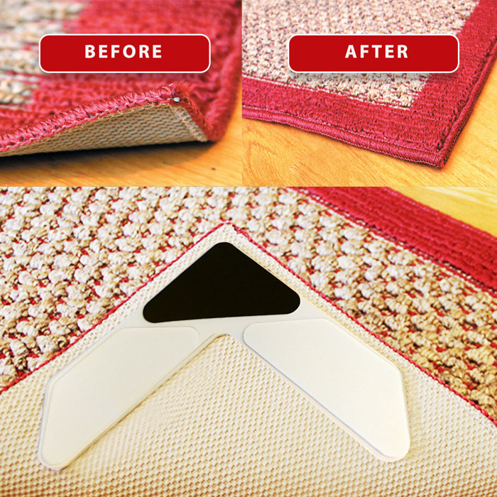 SlipToGrip Nevercurl Corner Dual Surface Non-Slip Rug Tape (0.18 ...