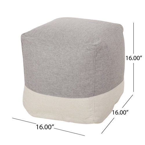 Home Loft Concepts Upholstered Pouf & Reviews | Wayfair