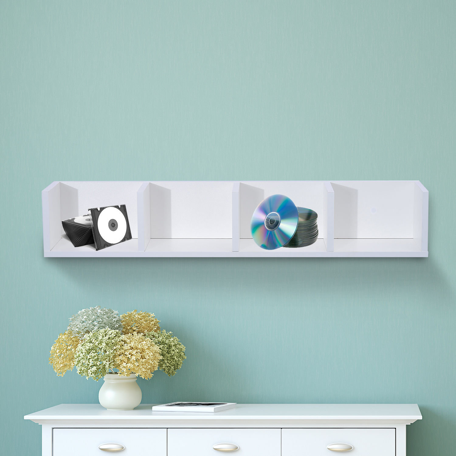 Rebrilliant Modern Multimedia Wall Mounted Storage Rack & Reviews ...