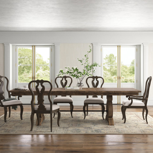 Farmhouse & Rustic Extendable Dining Tables | Birch Lane