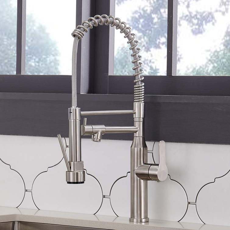 VAPSINT Pull Down Kitchen Faucet | Wayfair