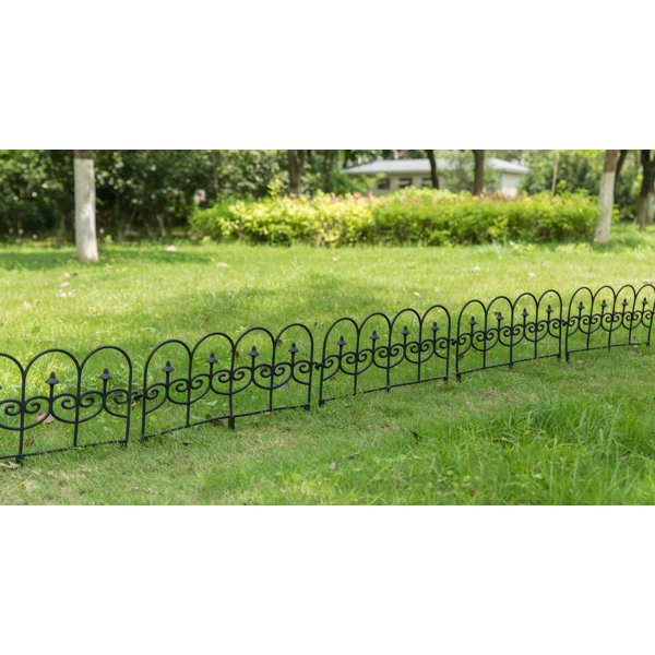 Gardenised 13" H x 23.5" W Vinyl Lawn Edging | Wayfair