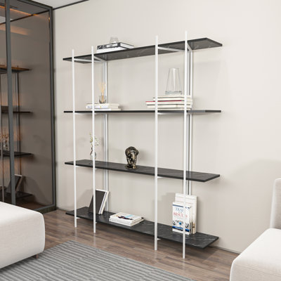 Mercer41 Hardev Bookcase | Wayfair