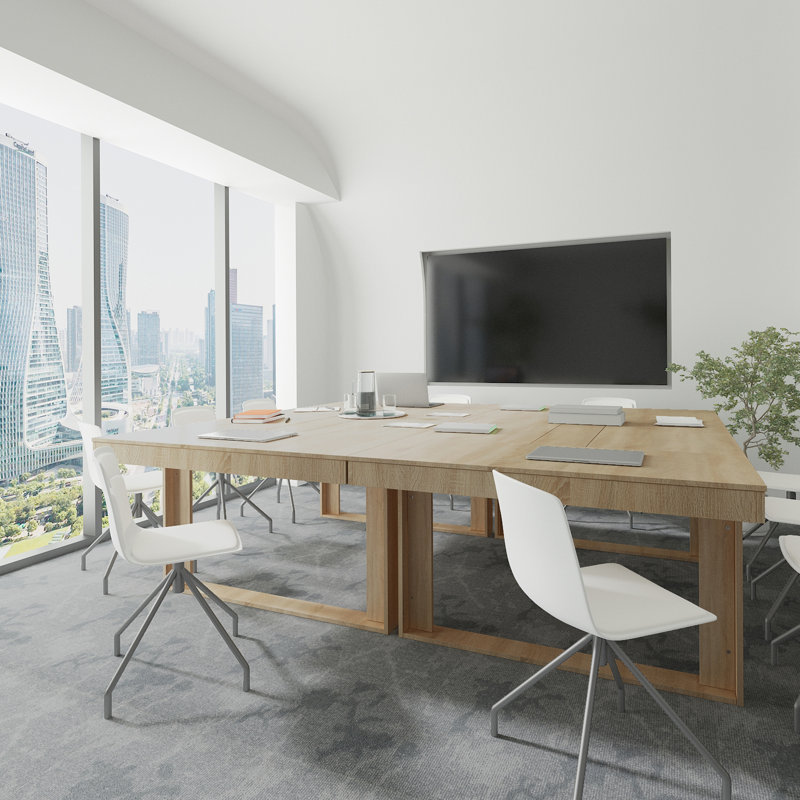 Wrought Studio Brisbane Rectangular Conference Table & Reviews | Wayfair