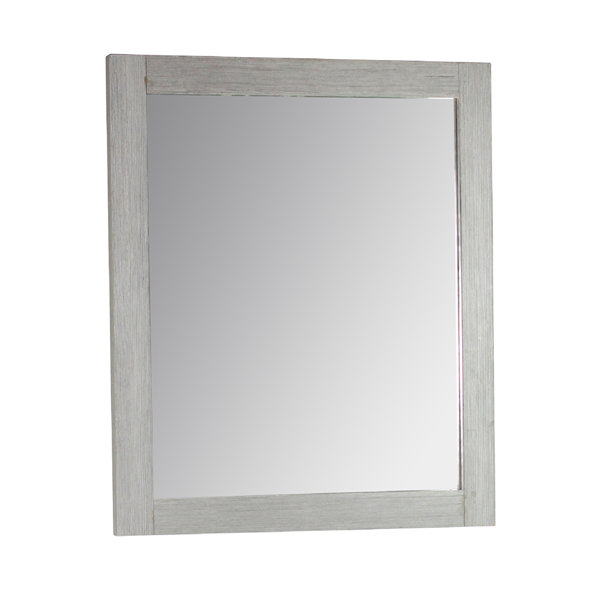 Ebern Designs Bemidji Rectangle Wood Wall Mirror | Wayfair