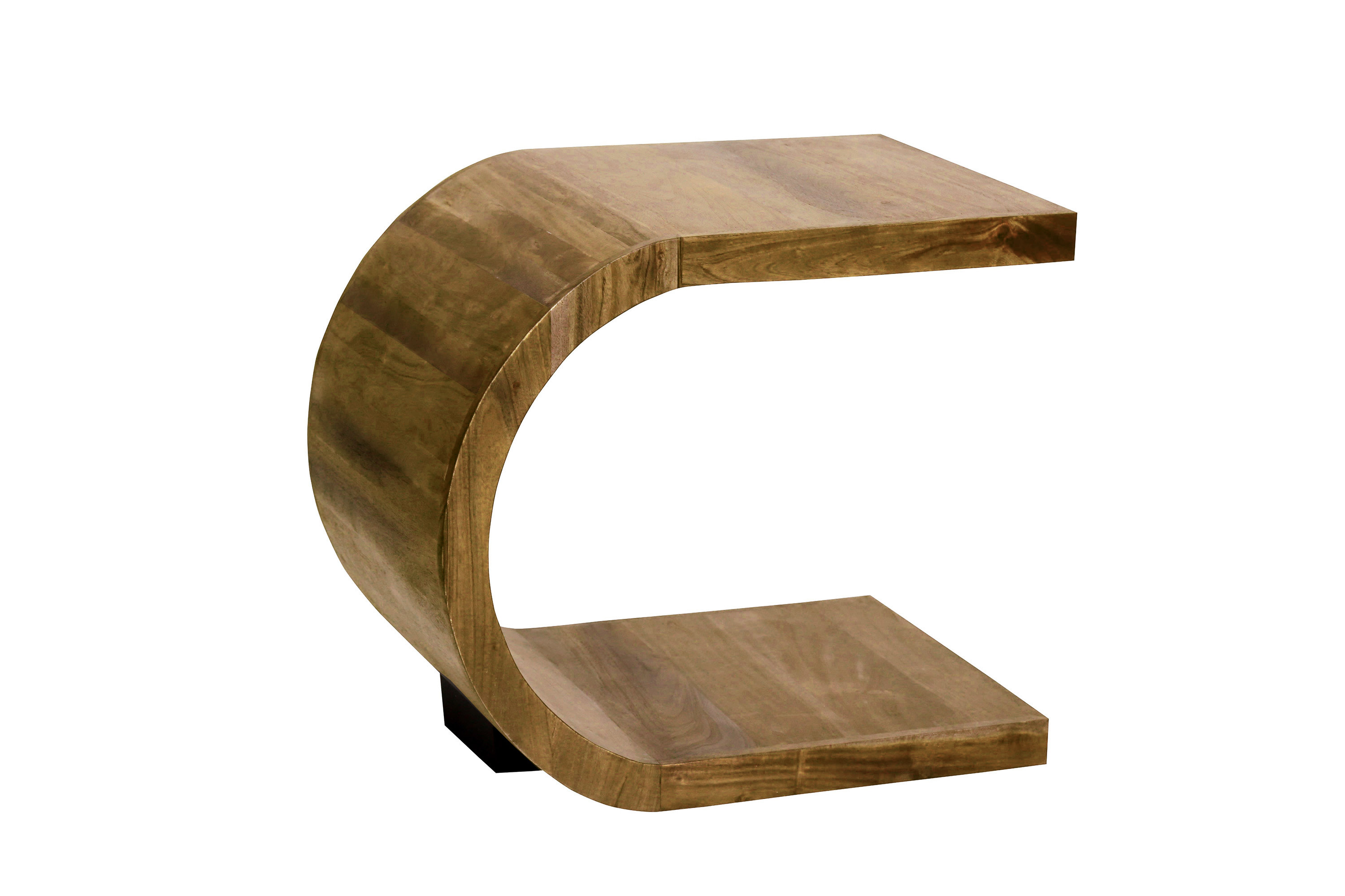 Porter Designs Ellipse 26'' Tall Solid Wood C Table End Table | Wayfair