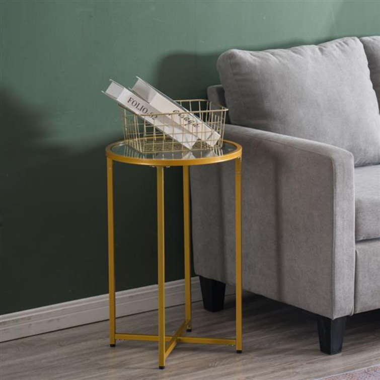 Fairmont Park Simple Glass Round Table | Wayfair.co.uk