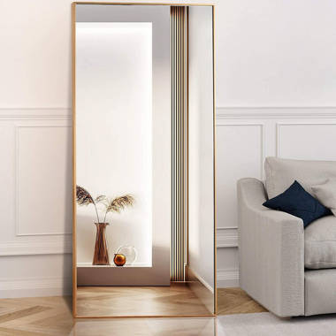 Custom Door and Mirror Polished Edge Backed Aluminum Frame Interior ...