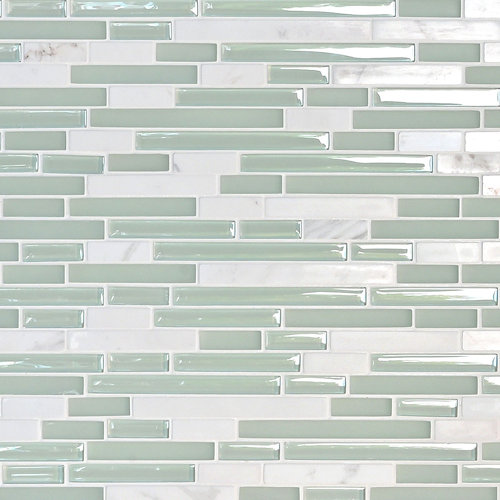 Mosaic Kitchen Linear Wall Tile | Wayfair