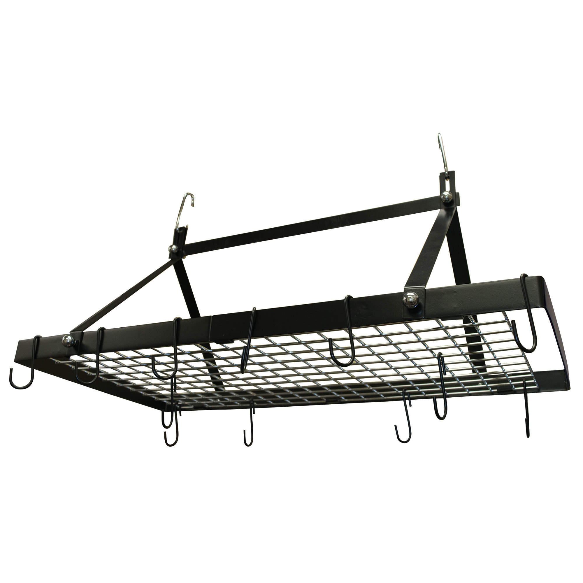 Rebrilliant Rectangle Pot Rack & Reviews | Wayfair