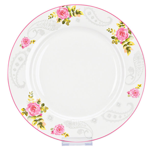 STP Goods Rose Garden Bone China Dinner Plate Set Of 6 | Wayfair