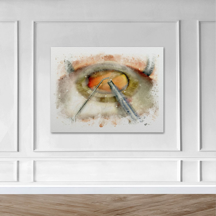 Latitude Run® An Eye Surgery Art On Canvas Painting | Wayfair