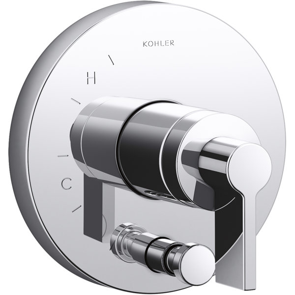Kohler Components™ Rite-Temp® Shower Valve Trim with Diverter and Lever ...