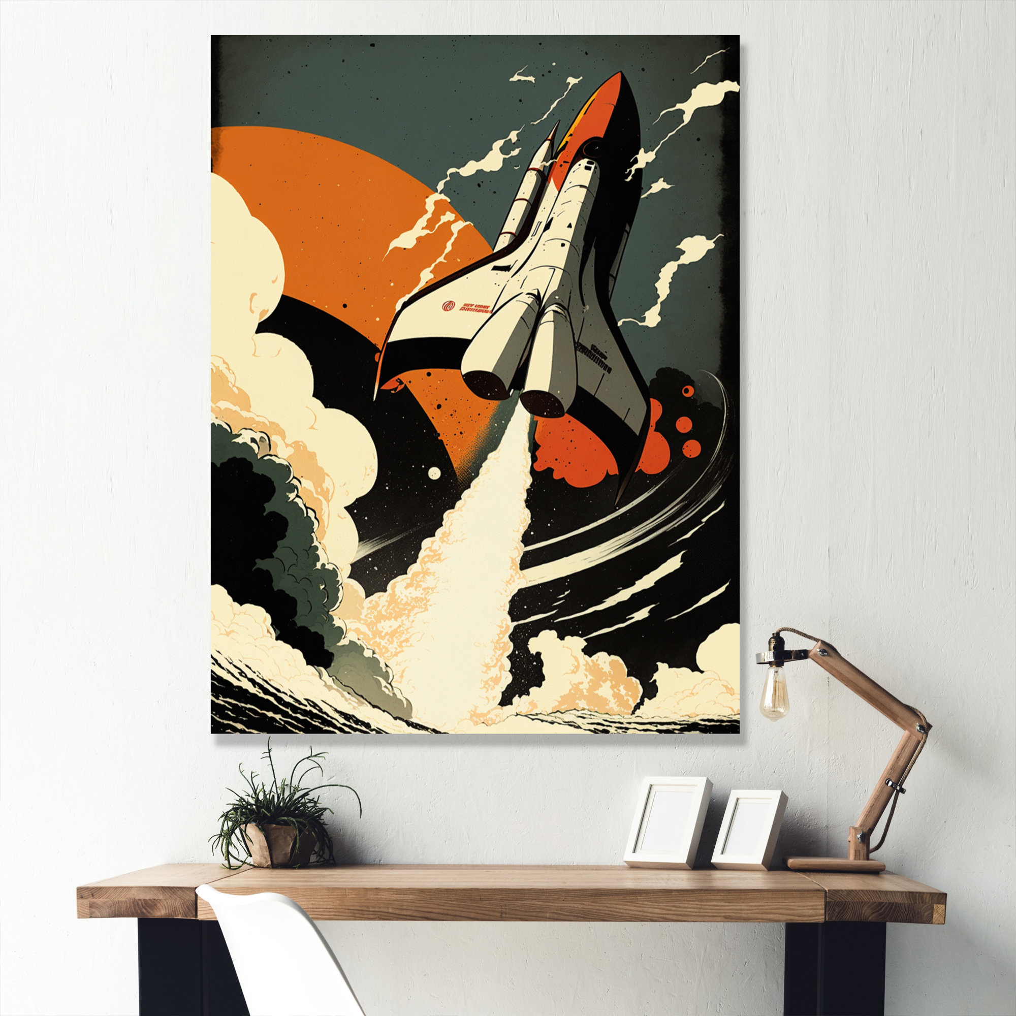 Trinx Space Shuttle - Space Wall Decor | Wayfair