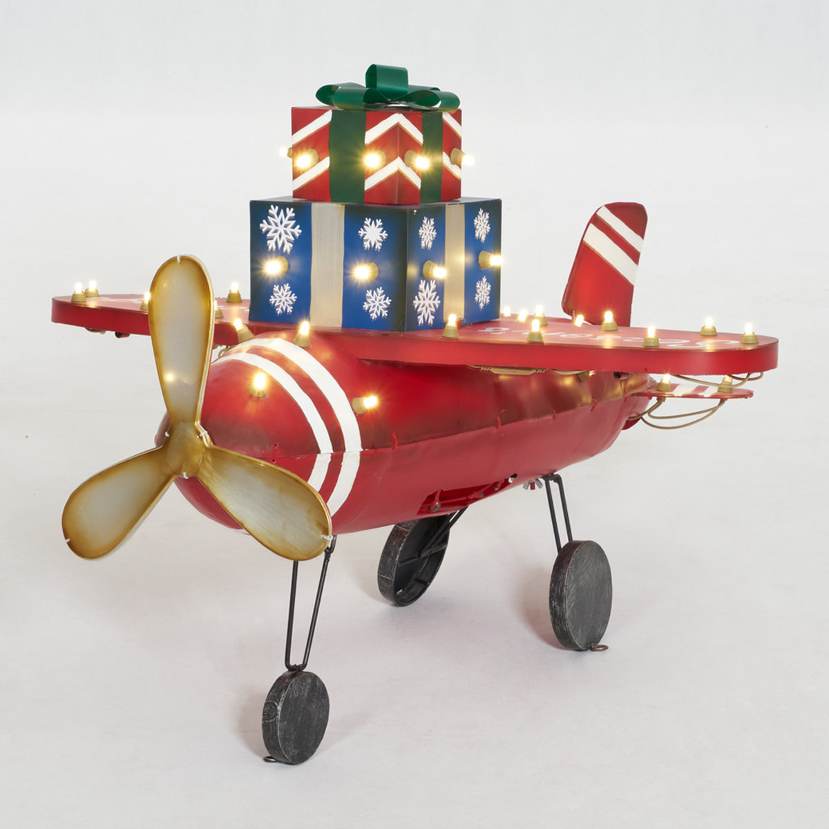 The Holiday Aisle® Plane Lighted Display | Wayfair