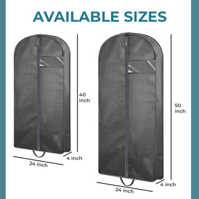 Rebrilliant Lindora Moth Proof Garment Bag | Wayfair