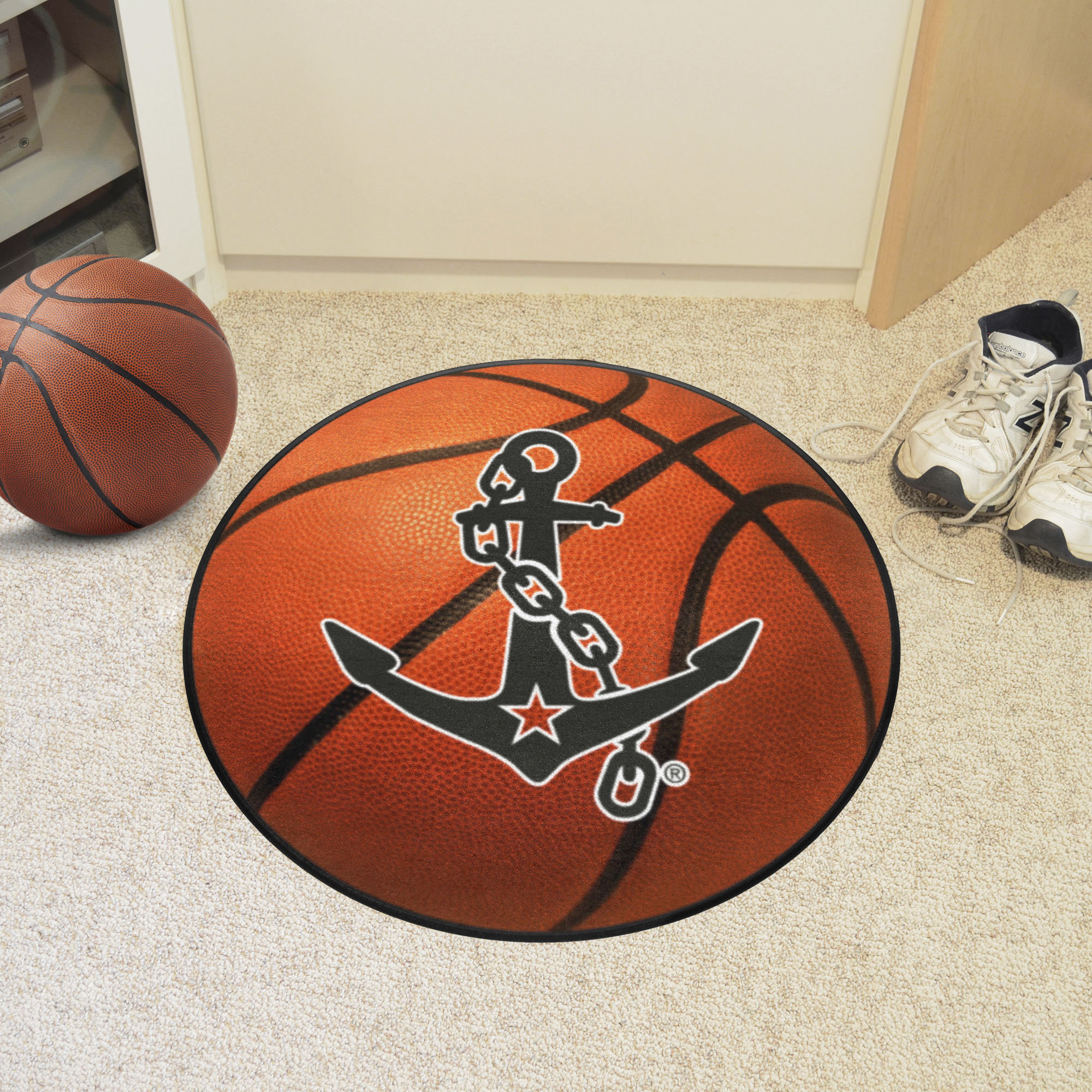 FANMATS Vanderbilt_Vanderbilt Commodores Basketball Rug, Anchor Logo ...