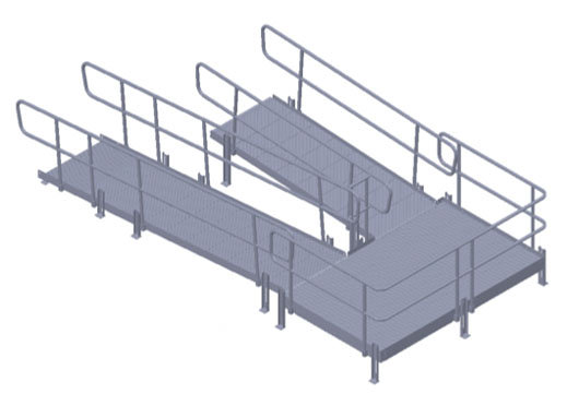 Prairie View Industries Ramp to Switchback Landing to Rise | Wayfair