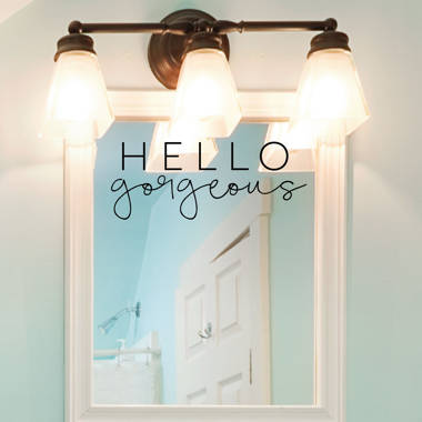 Latitude Run® Hello Wall Decal | Wayfair