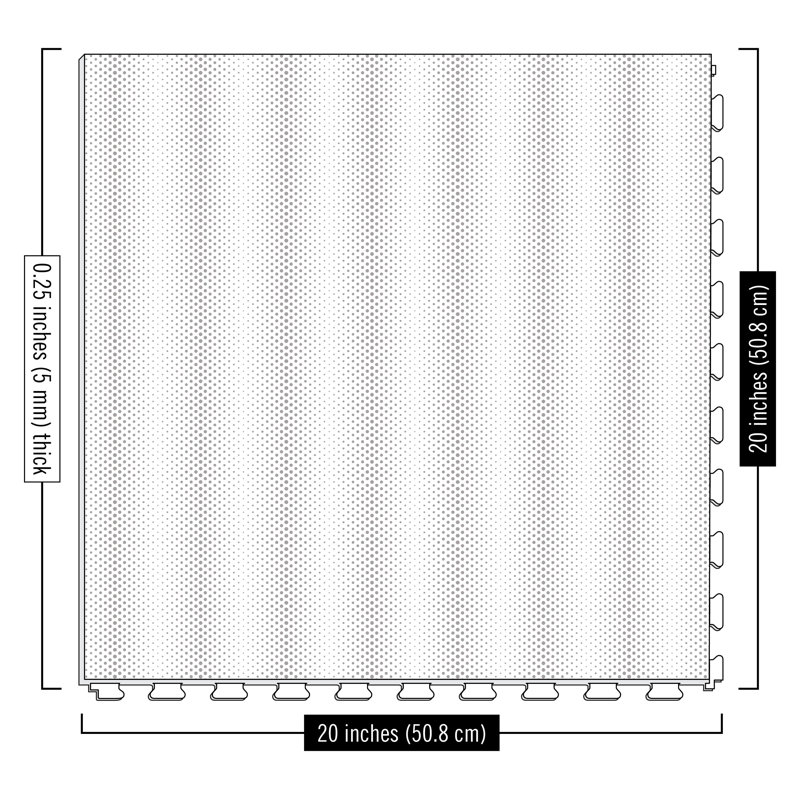 Perfection Floor Tile 20" x 20" x 5mm Luxury Vinyl Tile | Wayfair