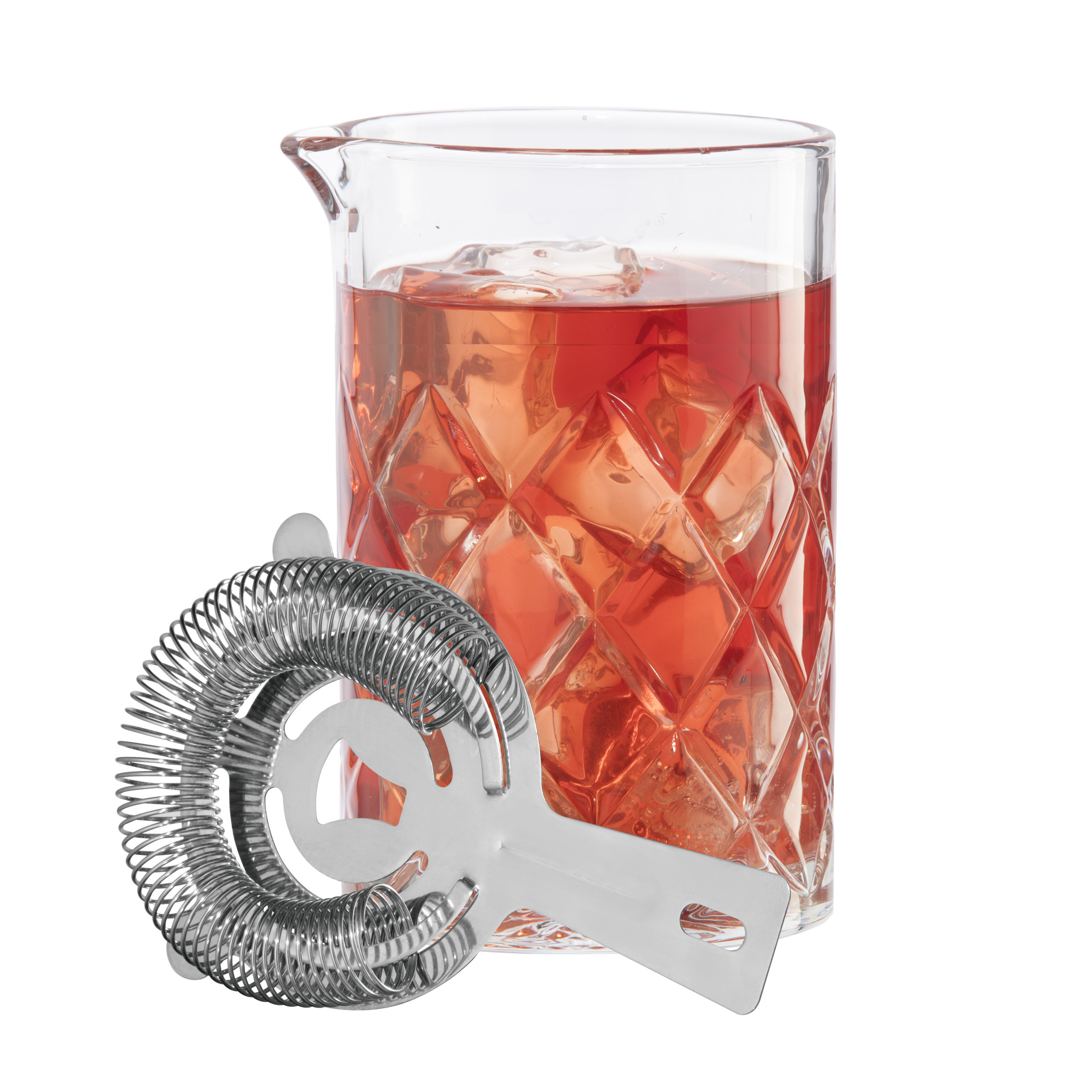 Oggi Barware Cocktail Mixing Glass & Strainer Set | Wayfair