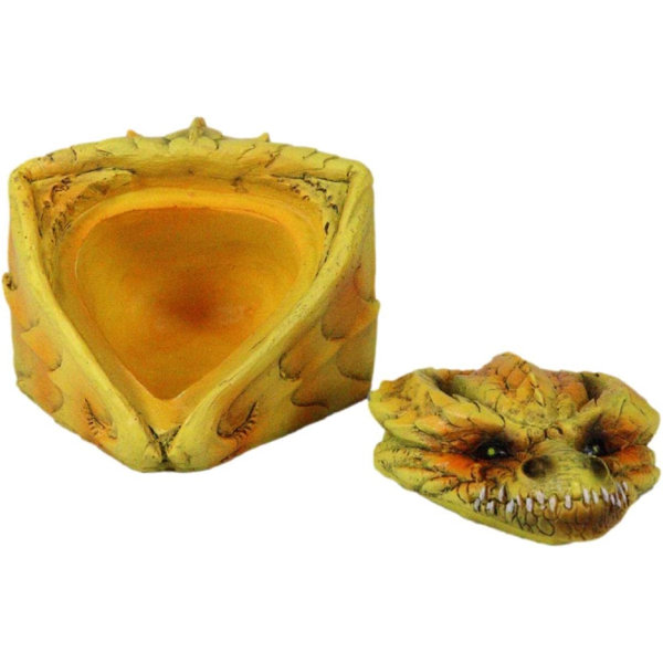 Trinx Hibernating Dragon Yellow Bronx Drake Small Stash Trinket Jewelry ...