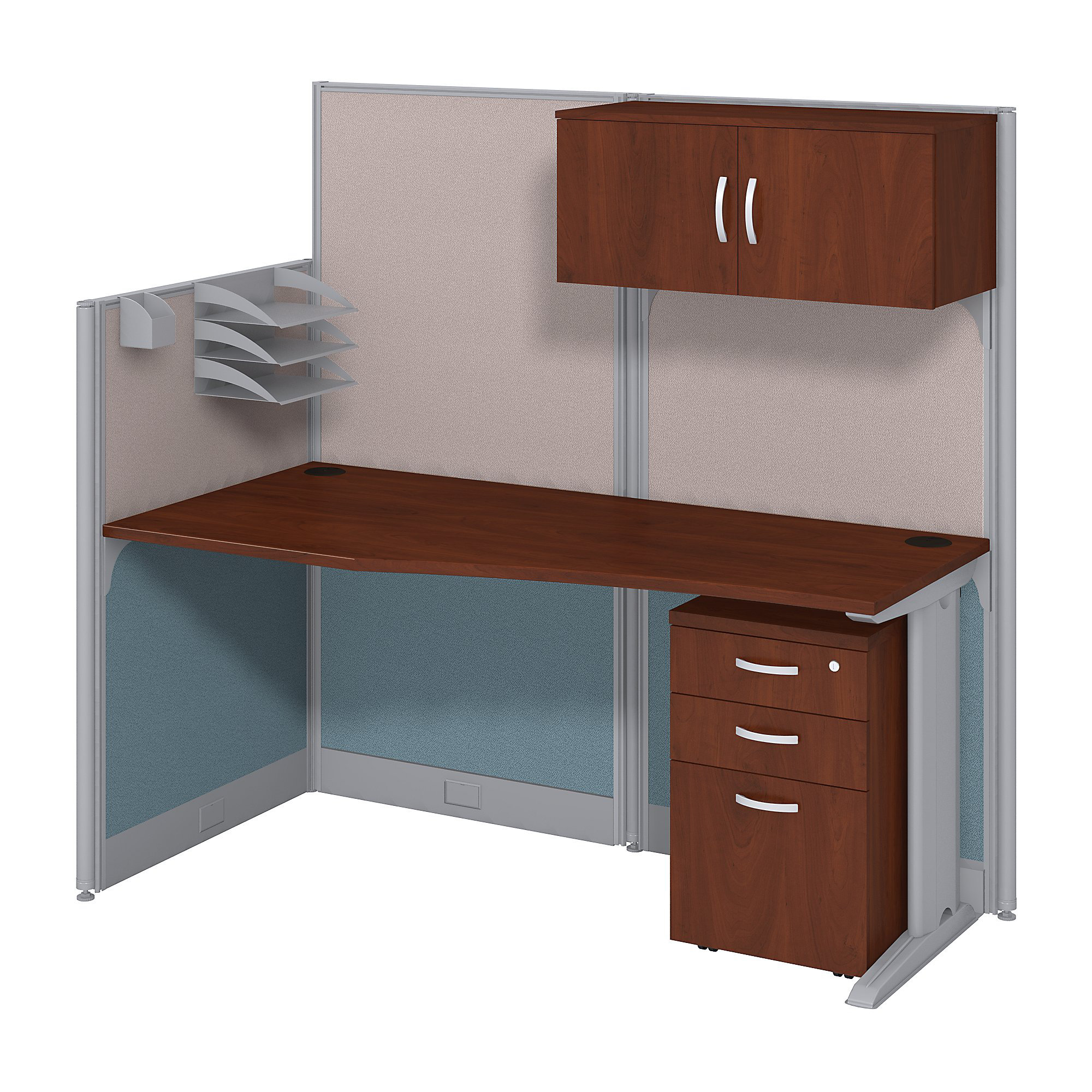 Bush Business Furniture Office in an Hour with Storage Cubicle ...