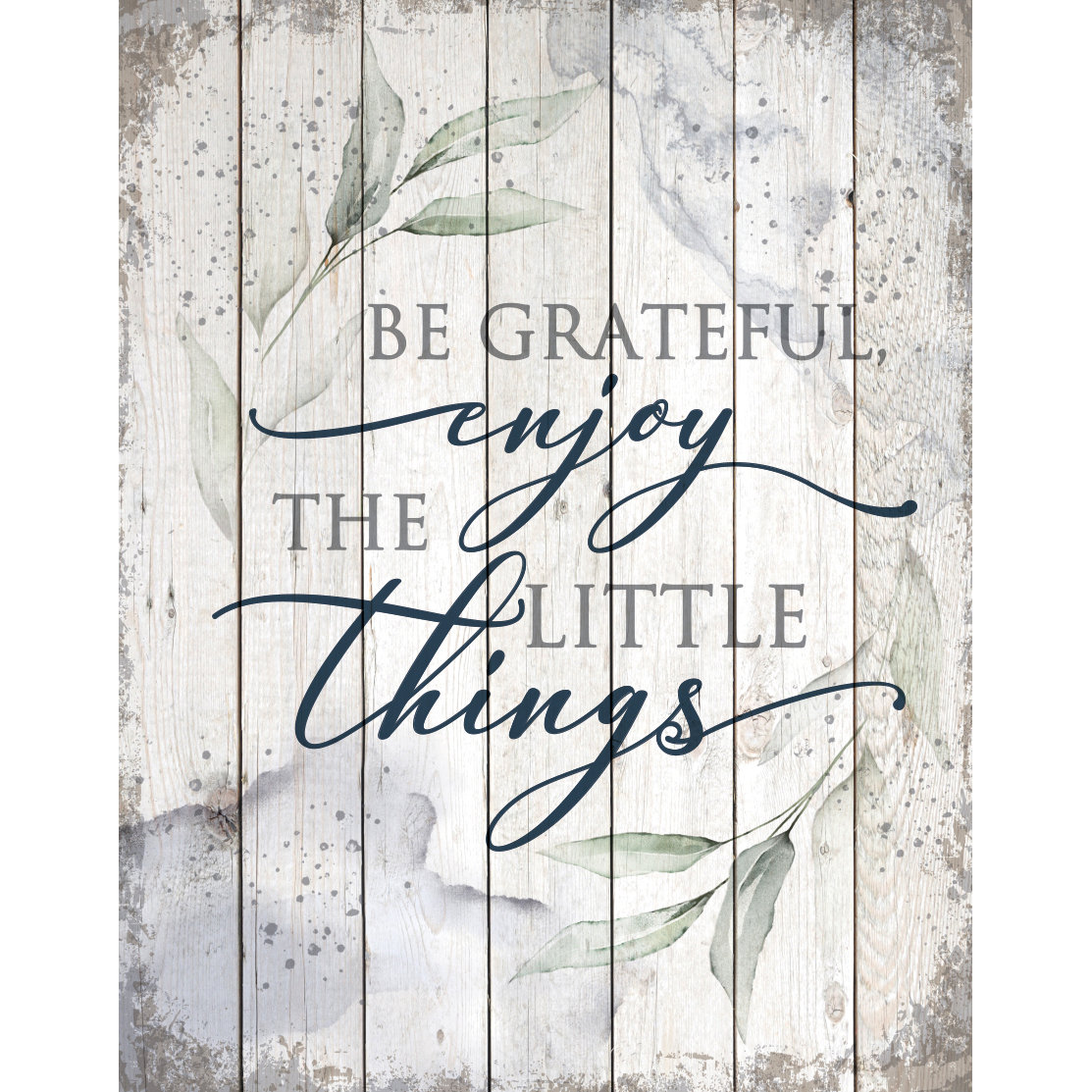 Trinx Be Grateful Plaque Wall Décor Wayfair