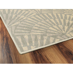 Highland Dunes Howerton Performance Beige Rug & Reviews | Wayfair
