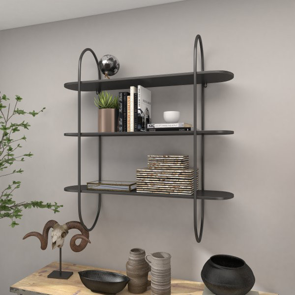 Steelside™ Desiree 3 Piece Metal Tiered Shelf | Wayfair