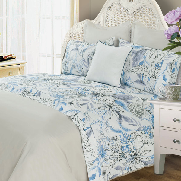 La Rochelle 100% Cotton Sateen Sheet Set & Reviews | Wayfair