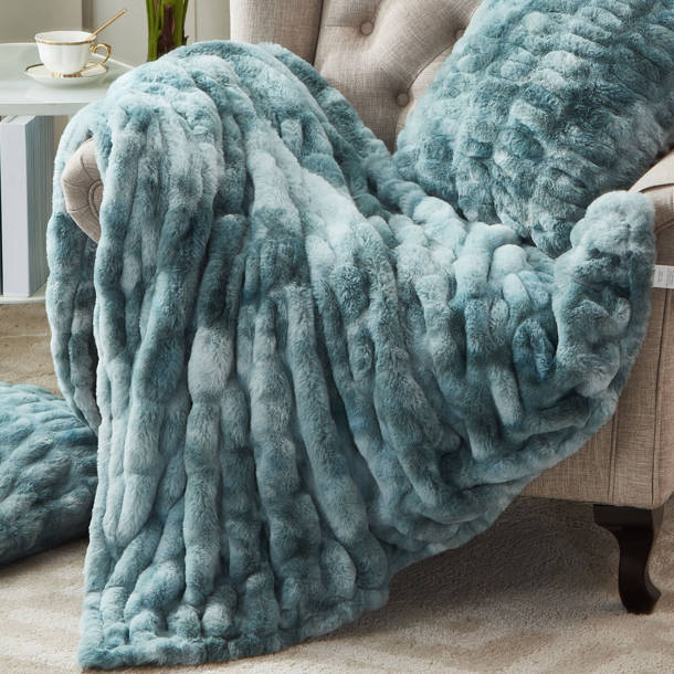 Byourbed Messy Hair Day Coma Inducer Faux Fur Oversized Comforter | Wayfair