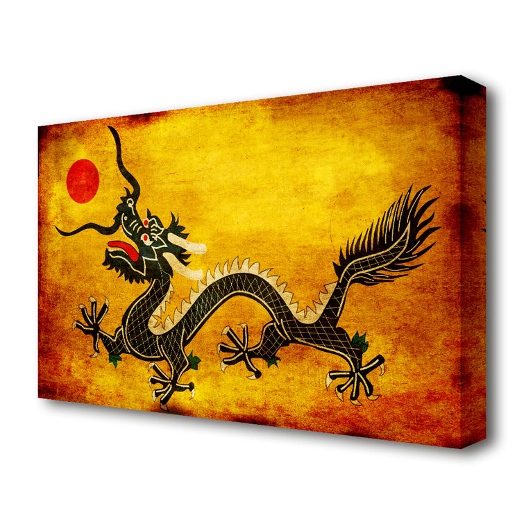 East Urban Home Manchu Dragon Ming Dynasty World Flags - Unframed ...