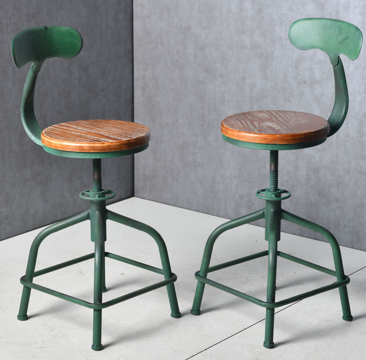 Topower Swivel Solid Wood Adjustable Height Stool | Wayfair