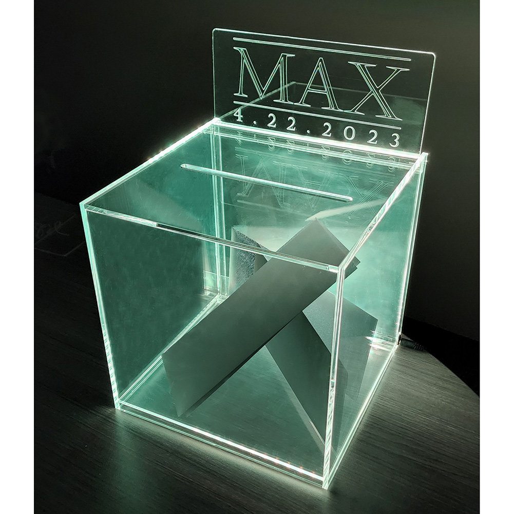 Vandue Corporation Ondisplay Led Light LuxeWedding Money Box | Wayfair
