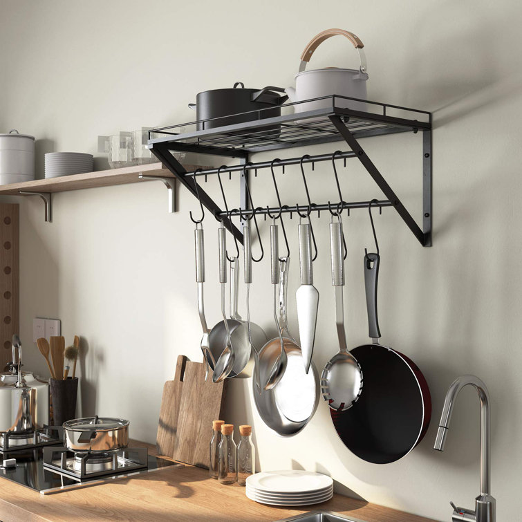 Belfry Kitchen Wall Mounted Pot Rack | Wayfair.co.uk